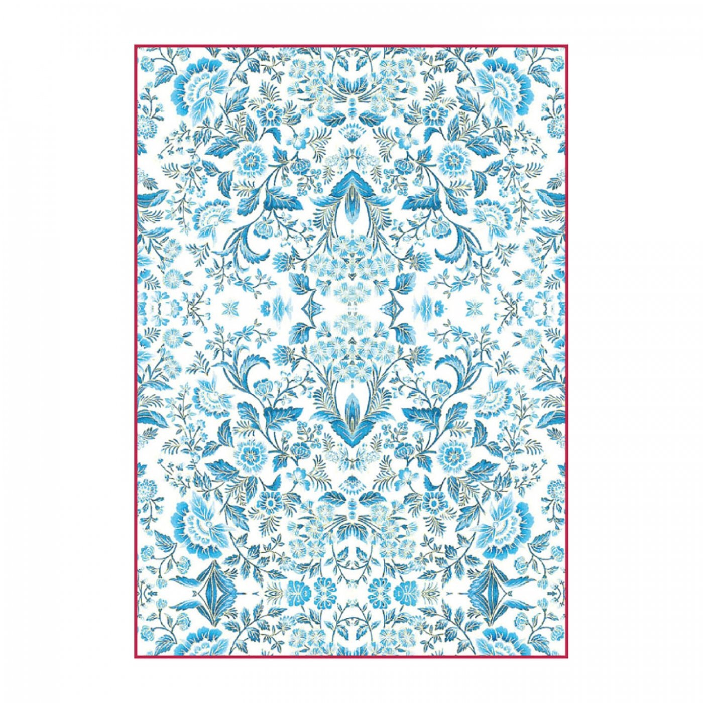 Ryžový papier, A4, Blue Arabesque | Pentart | Čarovné farby